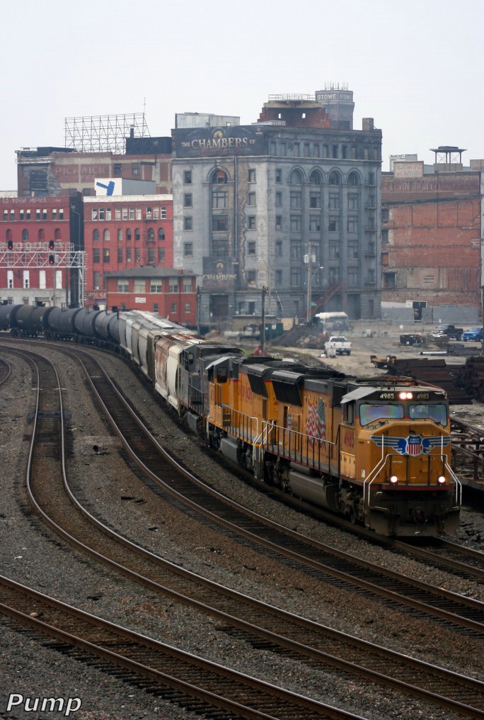 Northbound UP Manifest Train